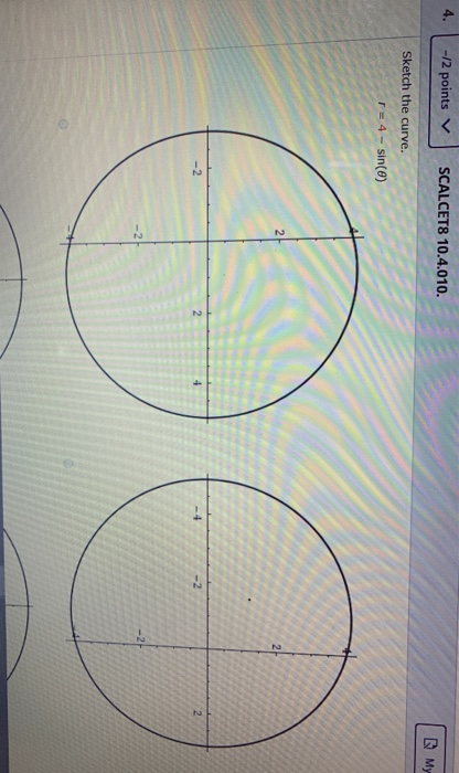 Solved -/2 points SCALCET8 10.4.010. My Sketch the curve. T= | Chegg.com Solved -/2 points SCALCET8 10.4.010. My Sketch the curve. T= | Chegg.com
