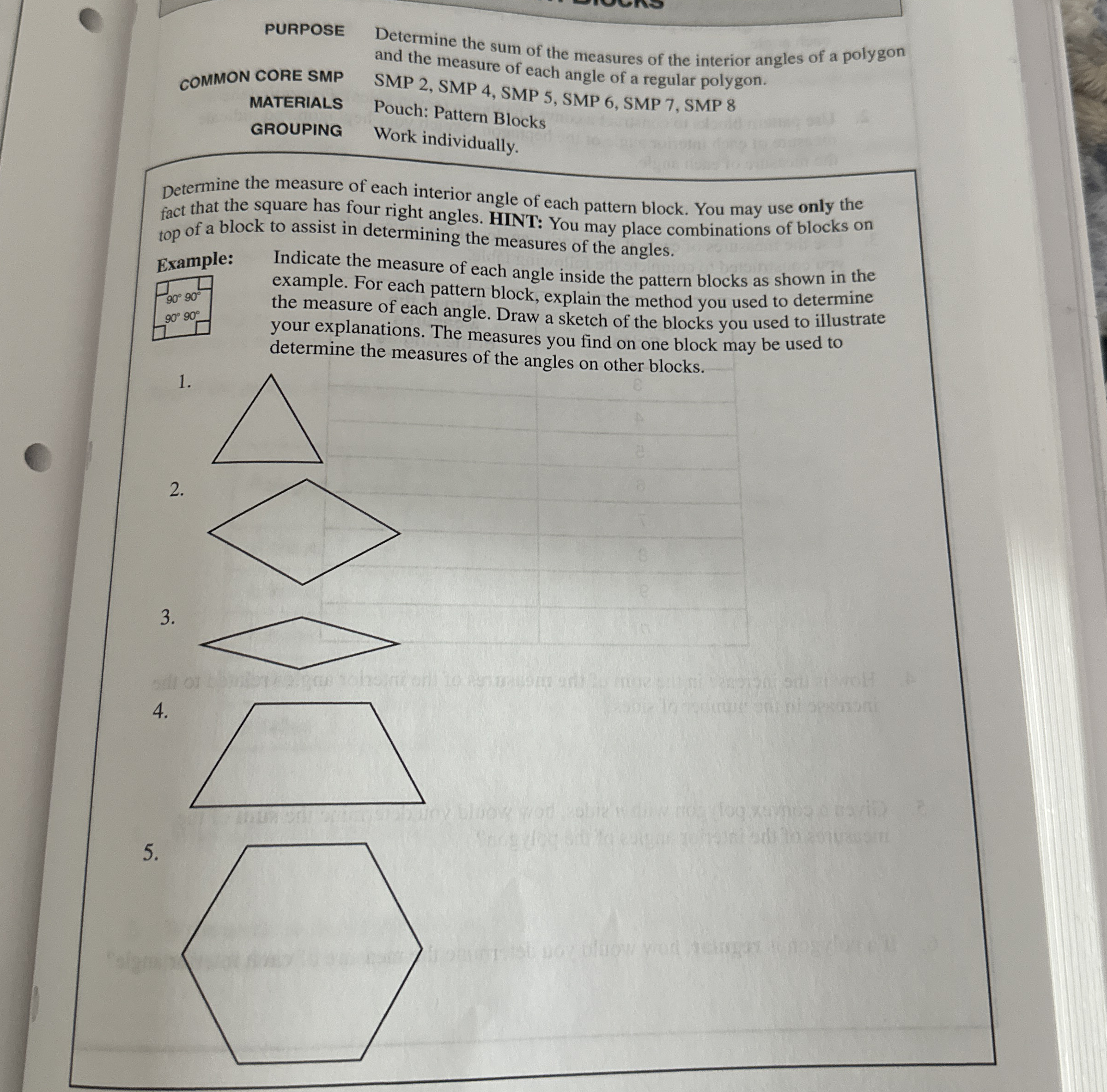 [solved] Purpose Determine The Sum Of The Measures Of The I