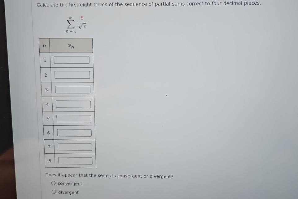 Solved Calculate the first eight terms of the sequence of | Chegg.com