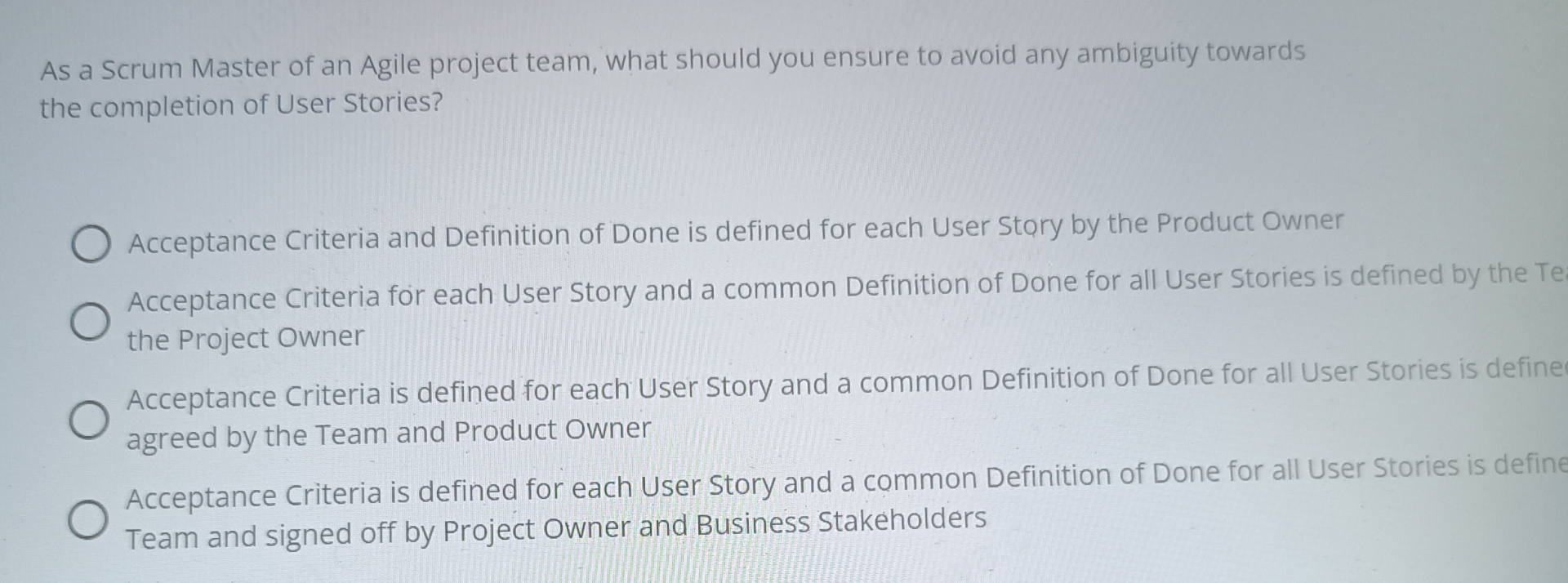 Solved As a Scrum Master of an Agile project team, what | Chegg.com