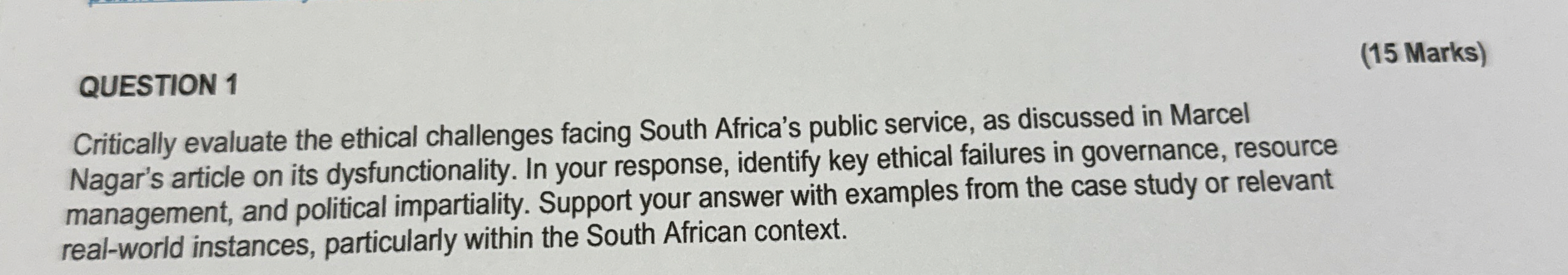 High Quality SOLUTION QUESTION 1(15 ﻿Marks)Critically evaluate the ethical | Chegg.com