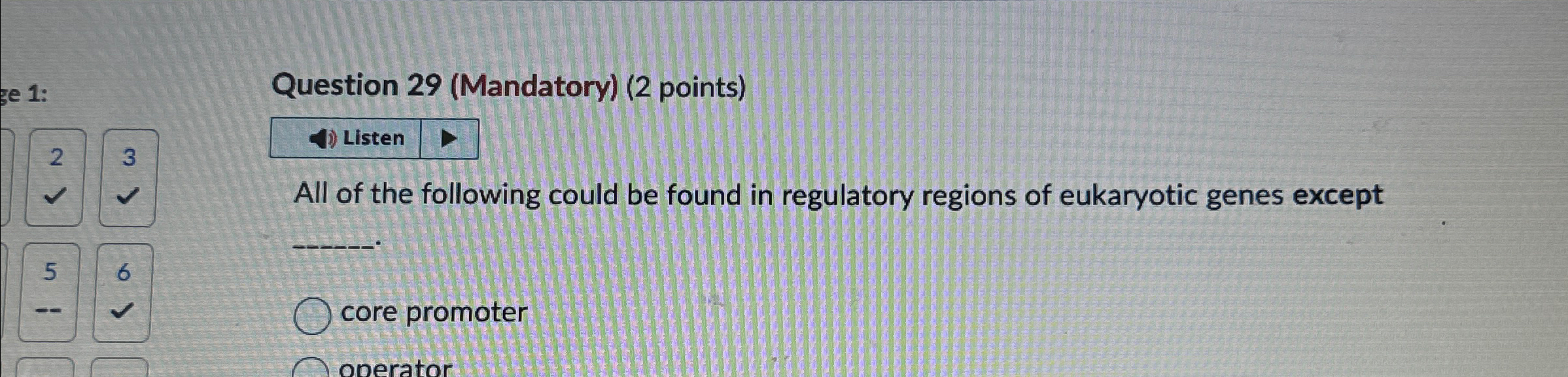 Solved Question 29 (Mandatory) (2 points)23ListenAll of the | Chegg.com Solved Question 29 (Mandatory) (2 points)23ListenAll of the | Chegg.com