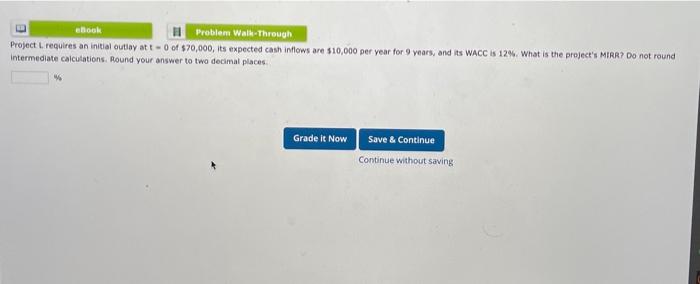 Solved ebook Problem Walk Through Project requires an | Chegg.com