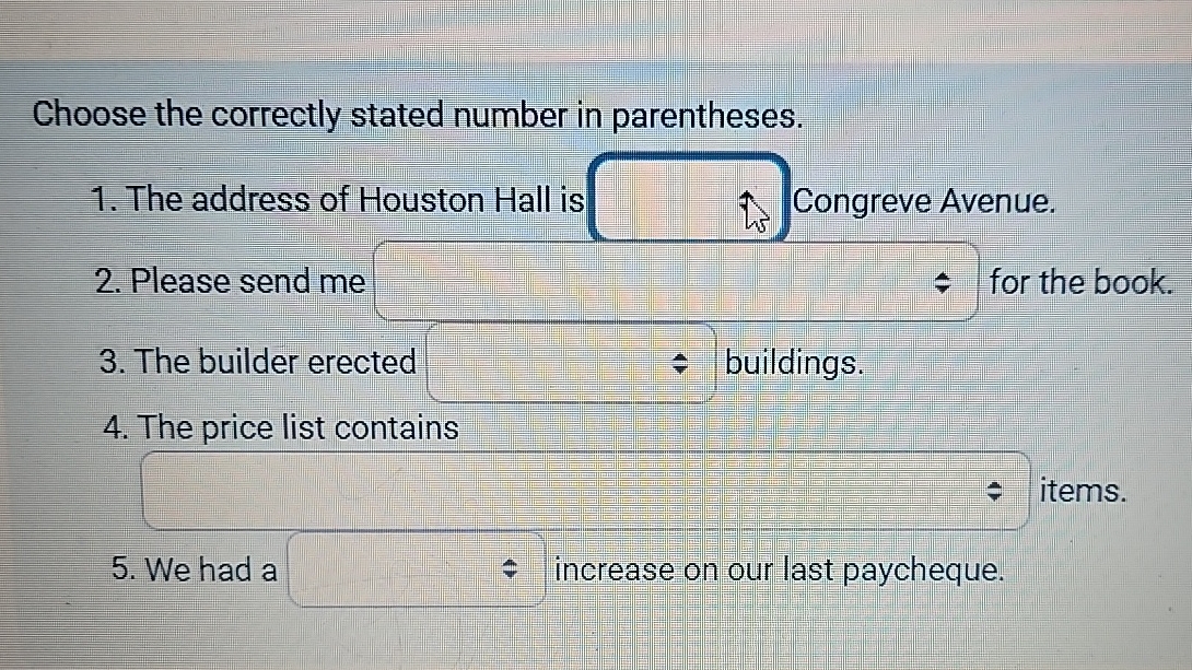 Solved Choose the correctly stated number in parentheses.The | Chegg.com