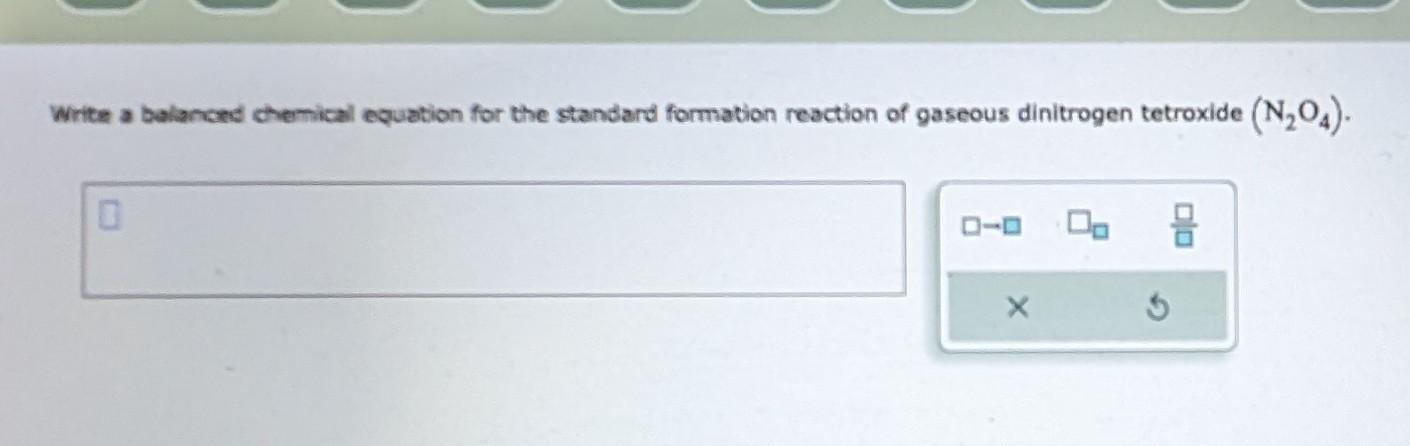 Solved Write a balanced chemical equation for the standard | Chegg.com