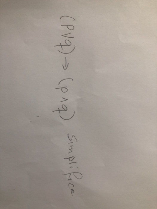 Solved (PVq) (p19) Simplifica | Chegg.com