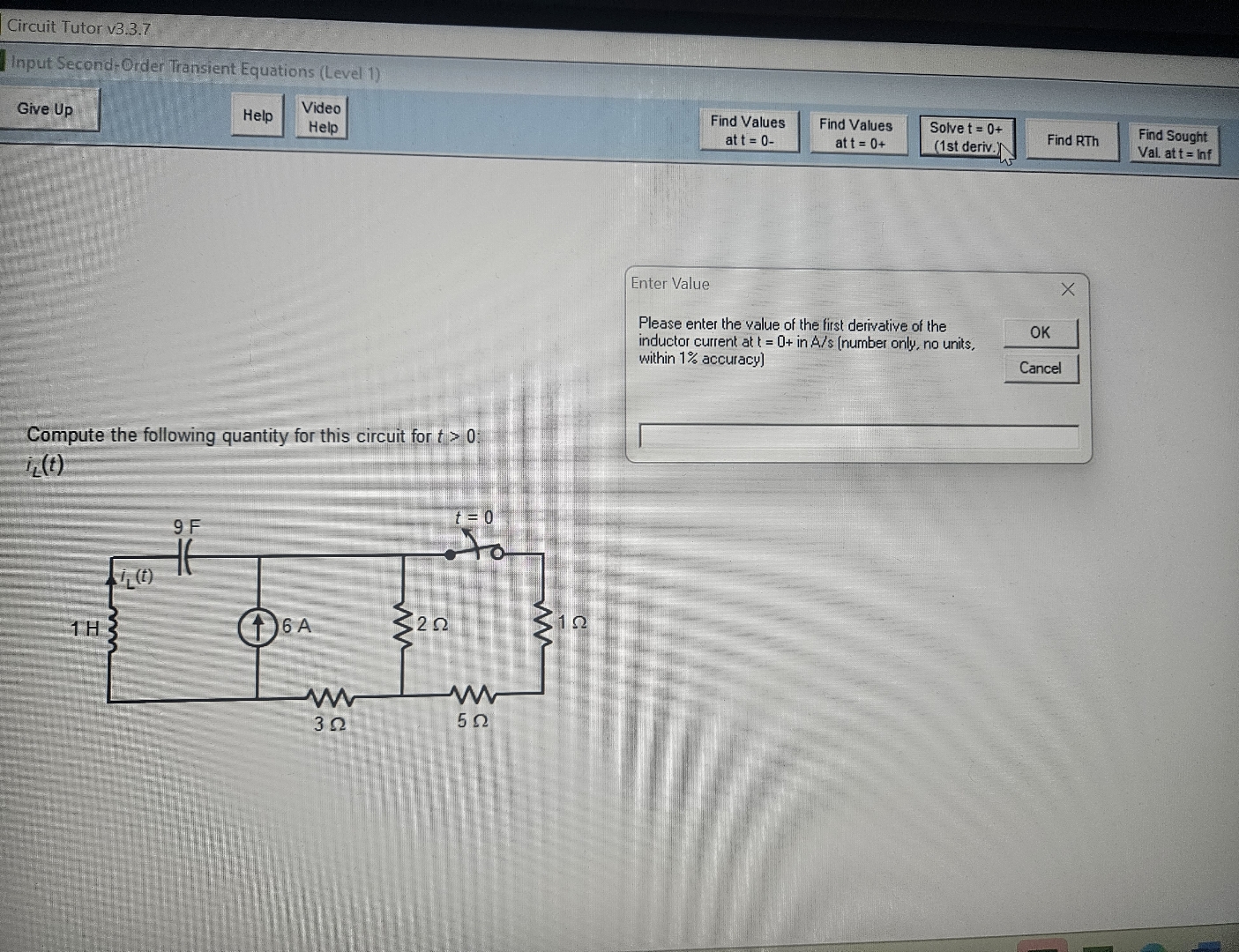 Enter ValuePlease enter the value of the first | Chegg.com