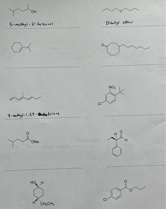 5-methyl-2-he Xanol Dibutyl ether | Chegg.com