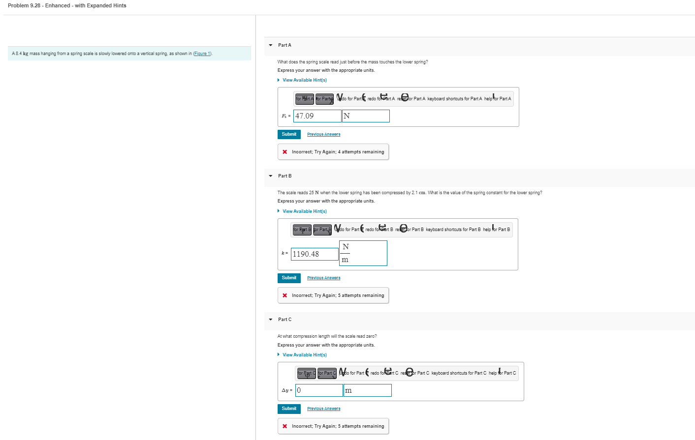 Solved Problem 9.28 - ﻿Enhanced - ﻿with Expanded HintsA | Chegg.com