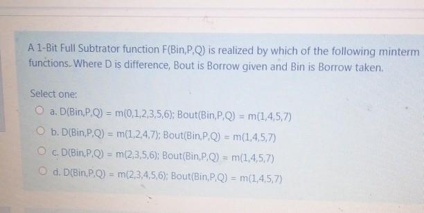 Solved A Boolean function of three variables F(A,B,C) is | Chegg.com