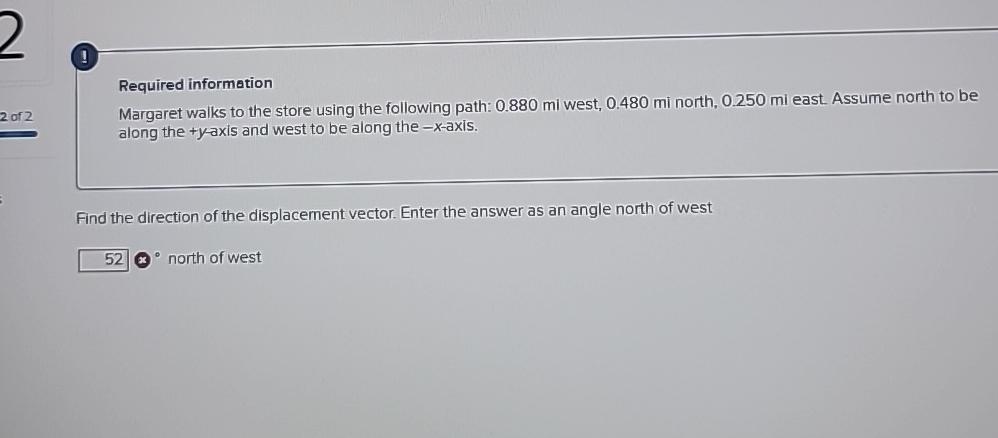 Solved !Required informationMargaret walks to the store | Chegg.com