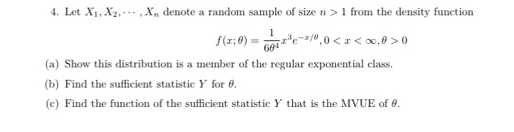 Solved Let x1,x2,cdots,xn denote a random sample of size | Chegg.com Solved Let x1,x2,cdots,xn denote a random sample of size | Chegg.com