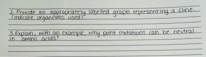 2. Provide an appropriately labelled graph | Chegg.com