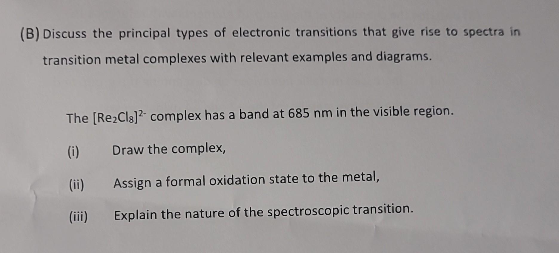 Solved 3) Discuss the principal types of electronic | Chegg.com