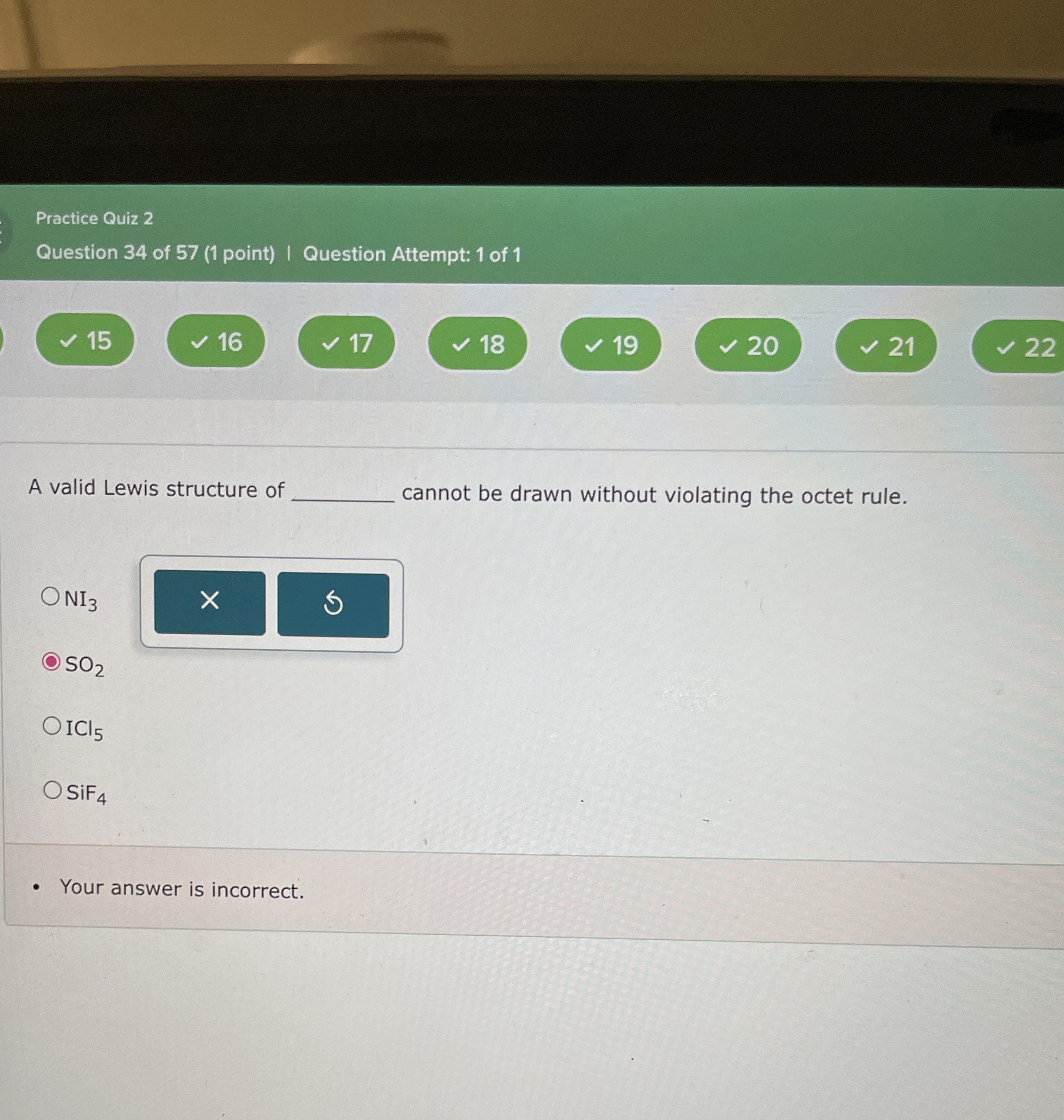 Solved A valid Lewis structure ofcannot be drawn without | Chegg.com