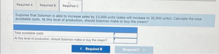 Solved Solomon Chemical Company makes a variety of cosmetic | Chegg.com