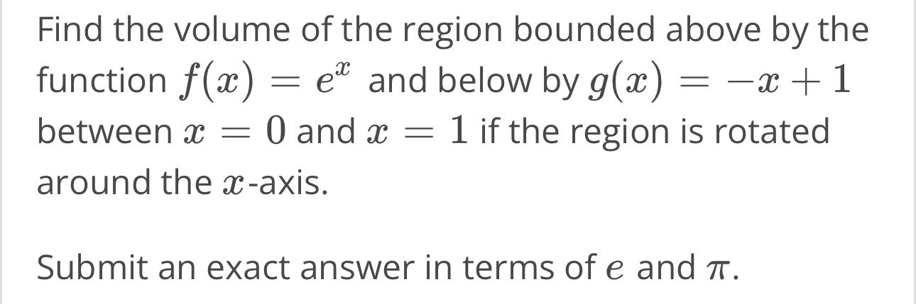Solved Find the volume of the region bounded above by the | Chegg.com