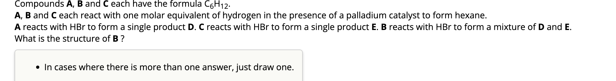 Solved Compounds \( \mathbf{A}, \mathbf{B} \) ﻿and | Chegg.com