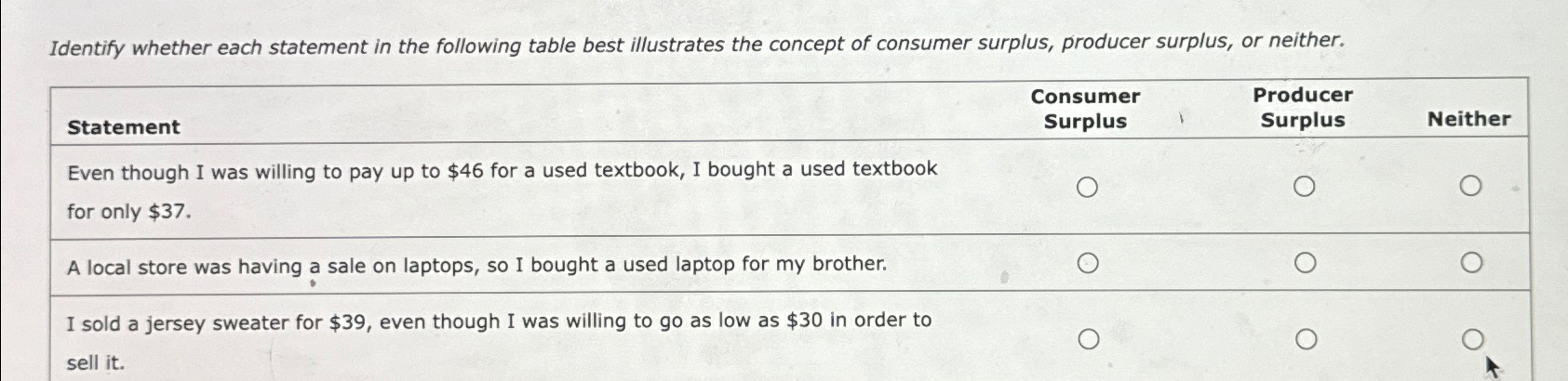 Solved Identify whether each statement in the following | Chegg.com