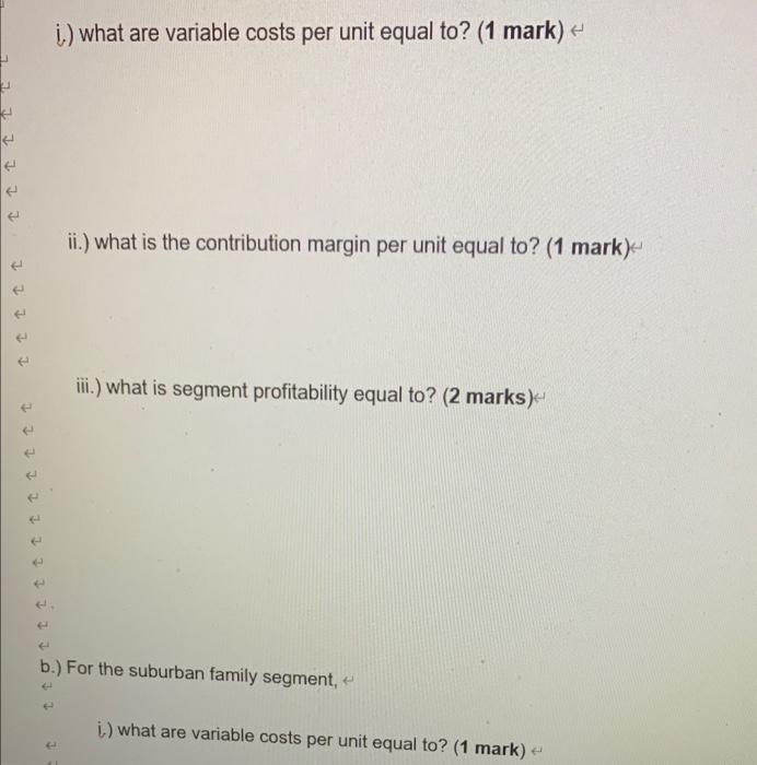 Solved 2.) ( 10 marks) Calculating segment profitability is | Chegg.com