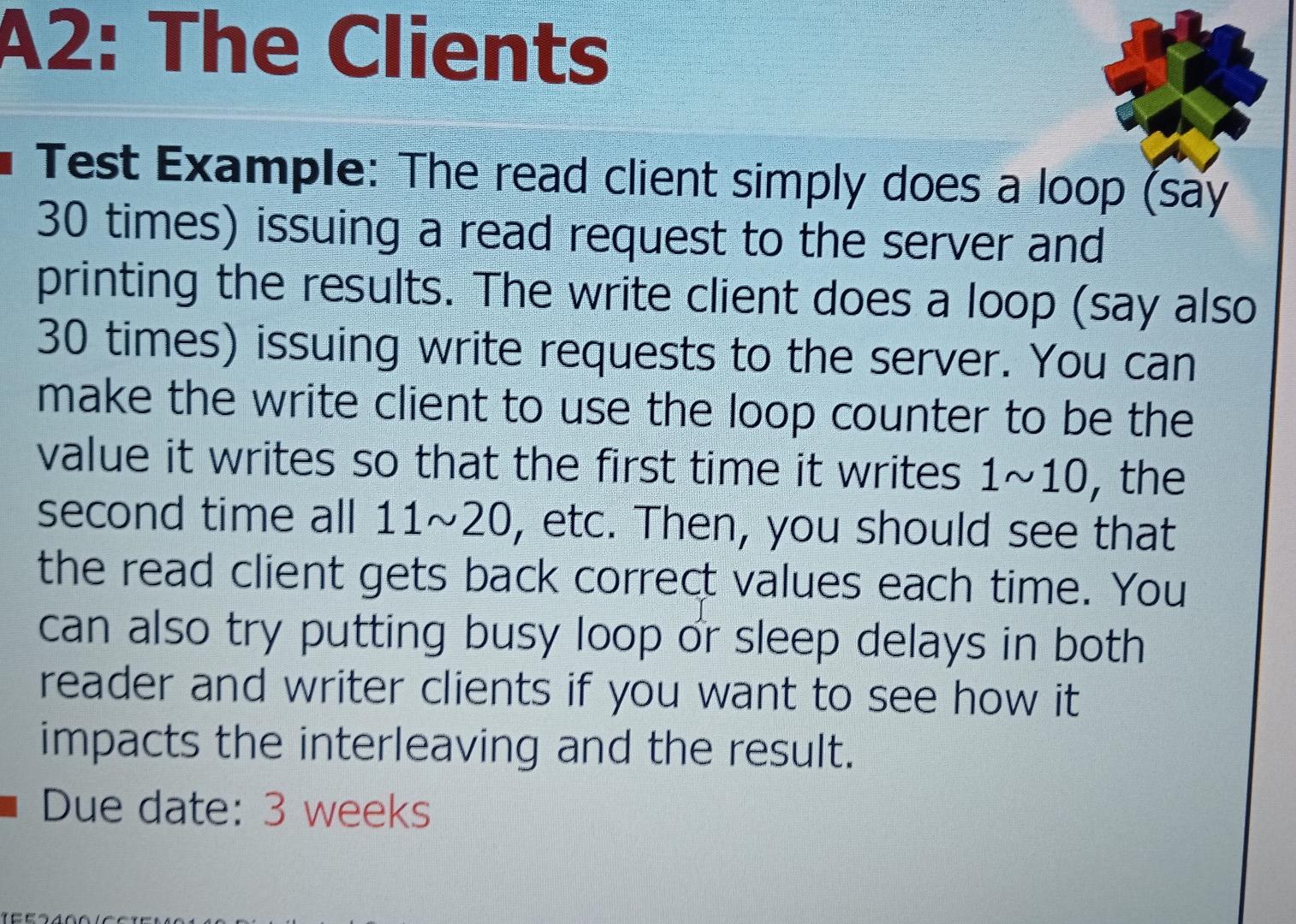 Solved A2: Multi-Threaded Server You are to implement a | Chegg.com