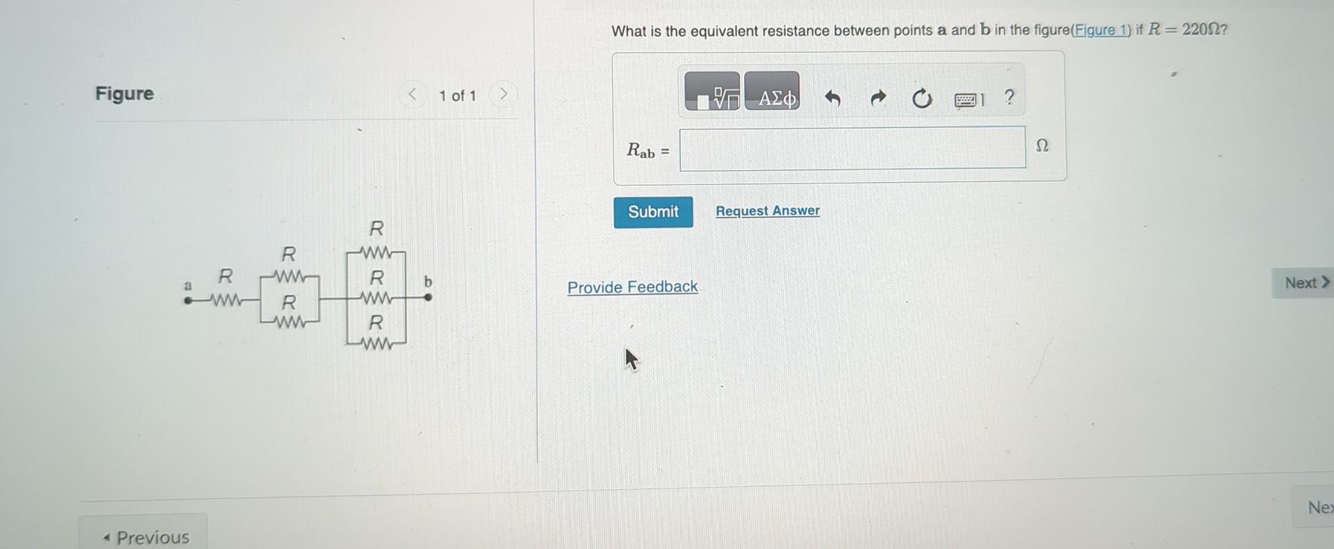 [Solved]: What is the equivalent resistance between poi