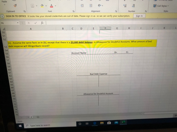 Solved Clipboard Font Alignment Number SIGN IN TO OFFICE it | Chegg.com