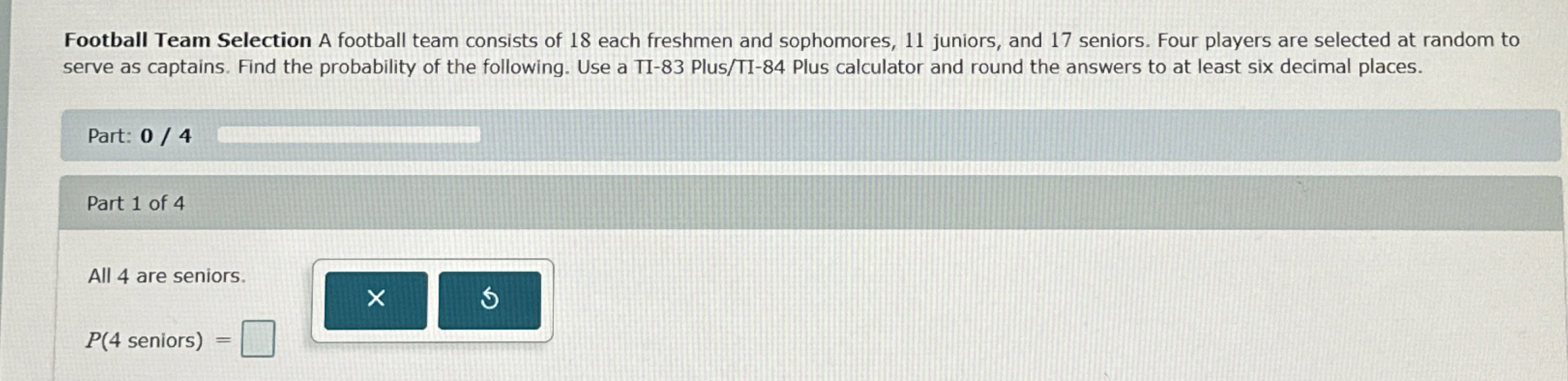 Solved Football Team Selection A football team consists of | Chegg.com
