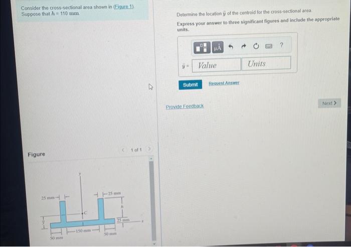 Solved Consider the cross-sectional area shown in (Figure | Chegg.com