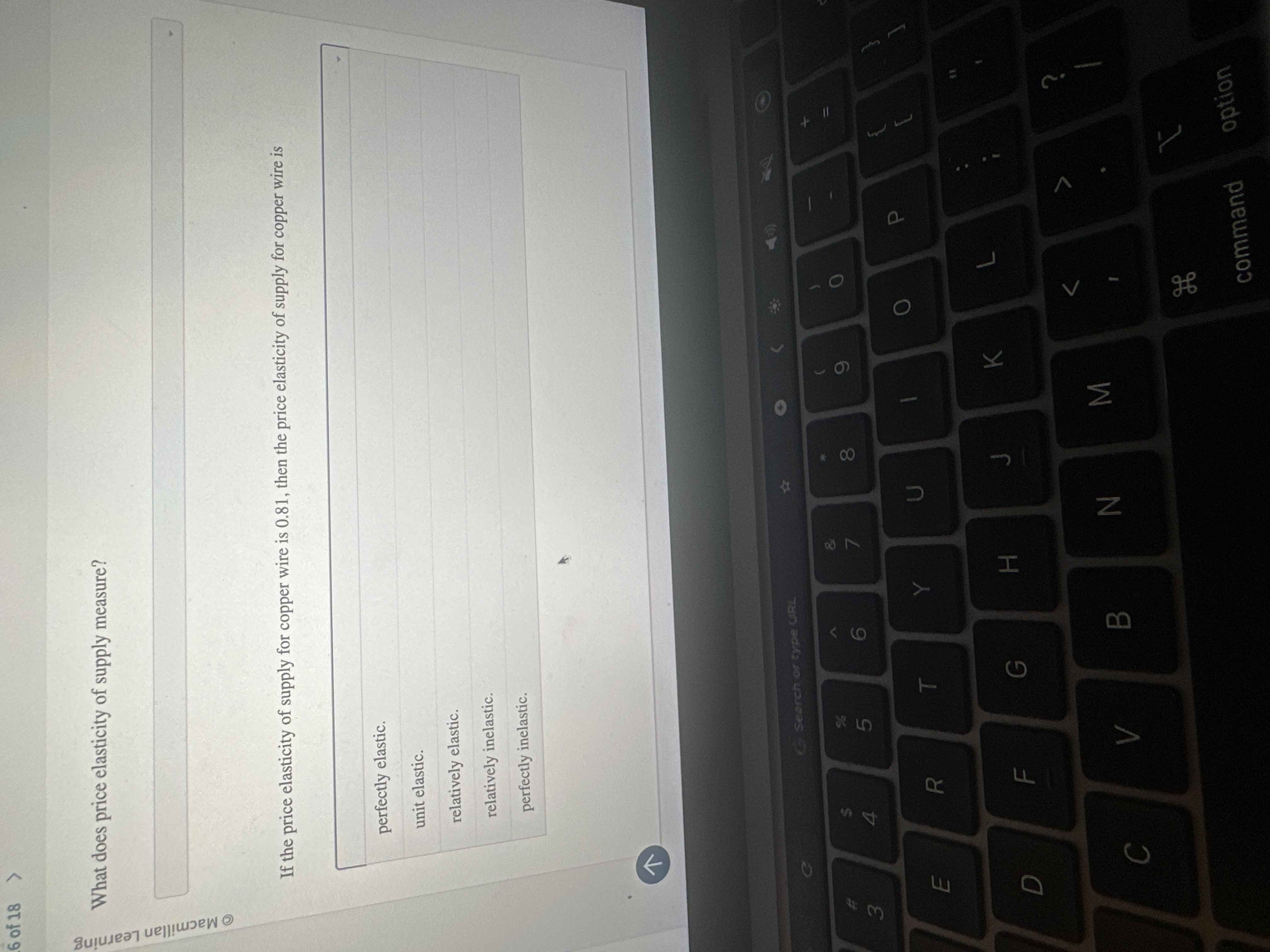 Solved What does price elasticity of supply measure?If the | Chegg.com