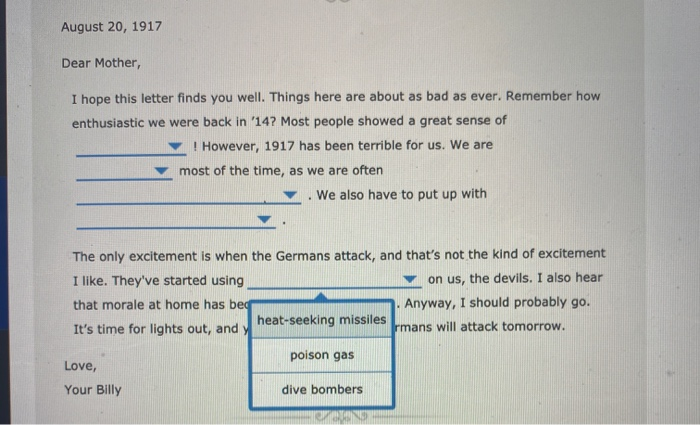 2. Critical Thinking Activity: A Letter From the | Chegg.com
