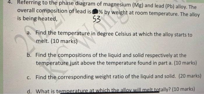 [Solved]: thx 4. Referring to the phase diagram of m