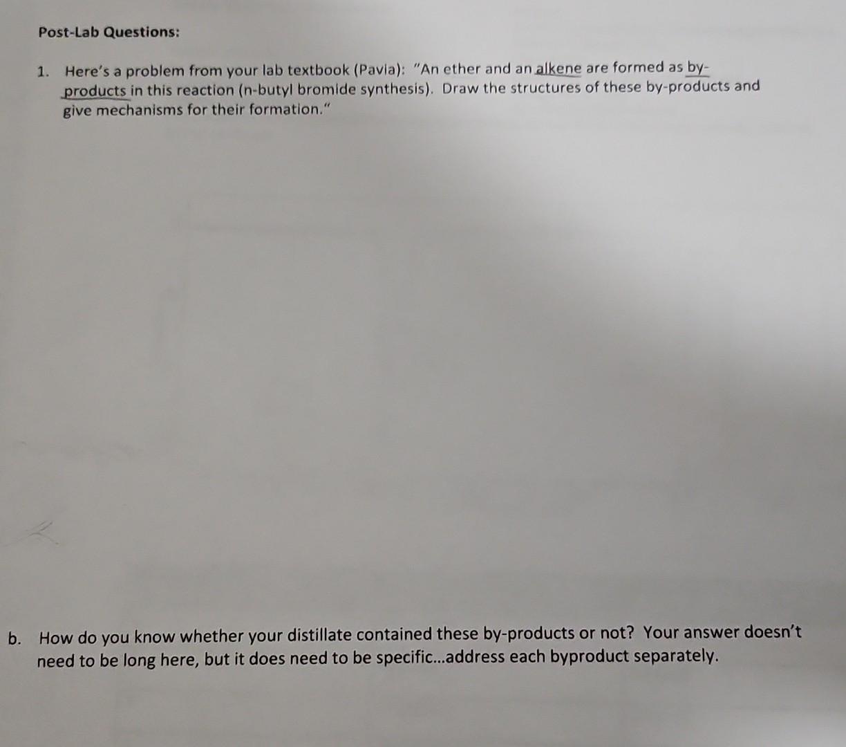 Solved Post-Lab Questions: 1. Here's a problem from your lab | Chegg.com