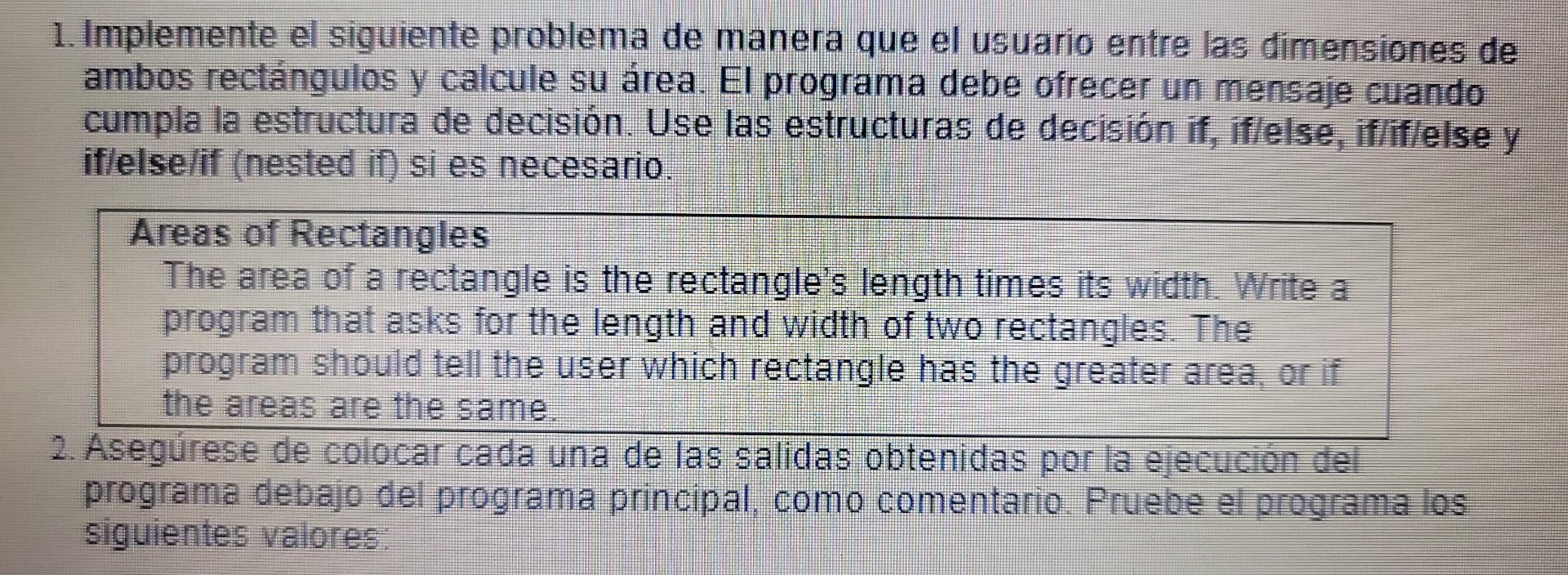 tudent Instructions: 1. Implemente el siguiente | Chegg.com