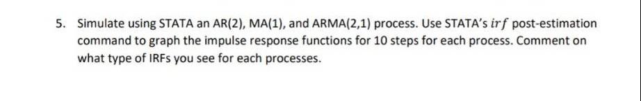 Solved STATA experts solve this, please Simulate using STATA | Chegg.com