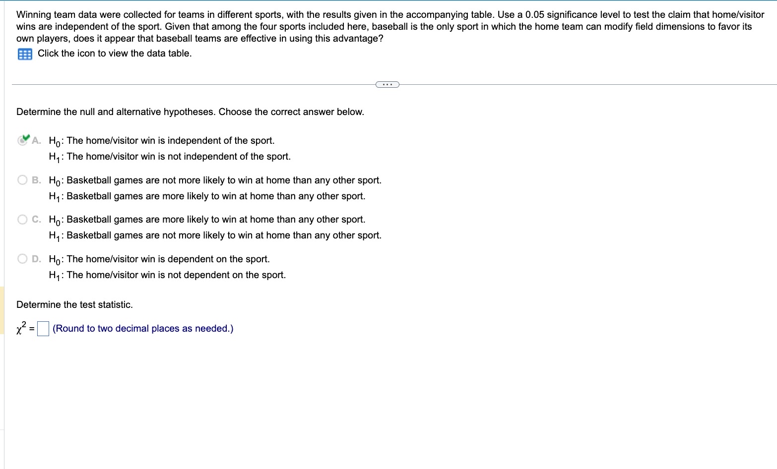 Winning team data were collected for teams in | Chegg.com
