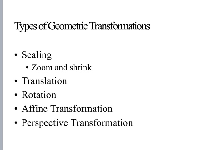 Solved 1. Write 500 words report on all types of geometric | Chegg.com
