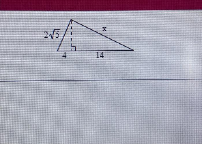 Solved find the value of x | Chegg.com