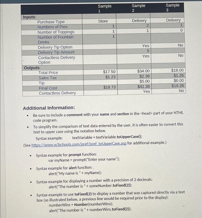 Solved Need help writing javascript codeposted is the | Chegg.com