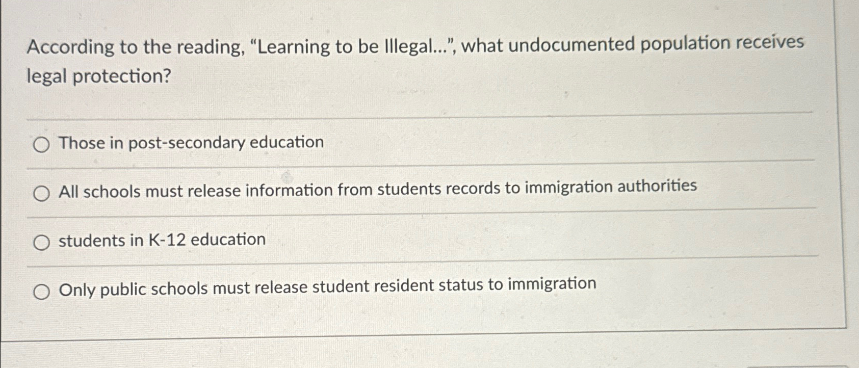 Solved According to the reading, "Learning to be | Chegg.com