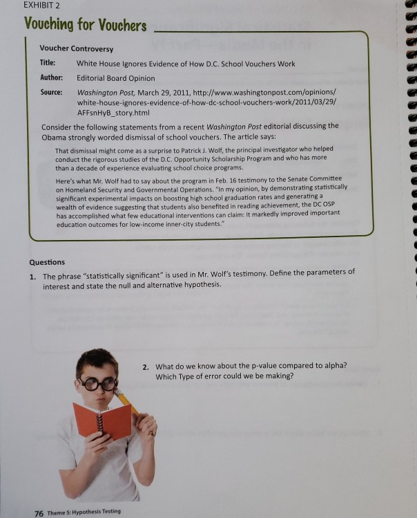 Solved EXHIBIT 2 Vouching for Vouchers Voucher Controversy | Chegg.com