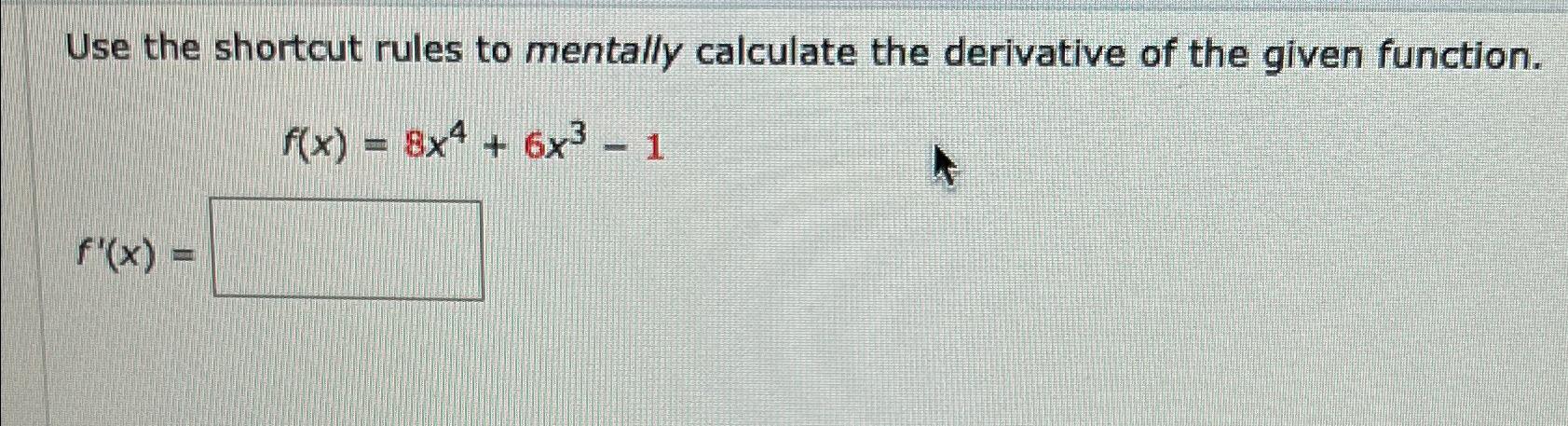 Solved Use the shortcut rules to mentally calculate the | Chegg.com