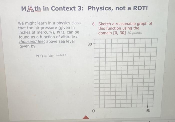 Solved 3. At roughly 20,310 feet above 4. At what elevation | Chegg.com