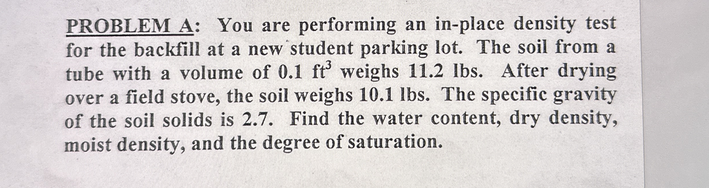 Solved PROBLEM A: You are performing an in-place density | Chegg.com