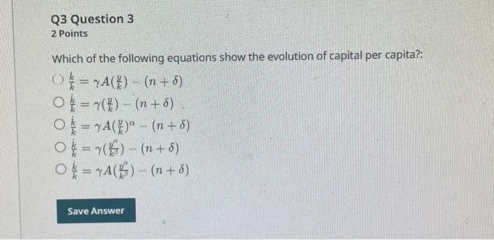 Solved We can show that the equation in Question 3 is | Chegg.com