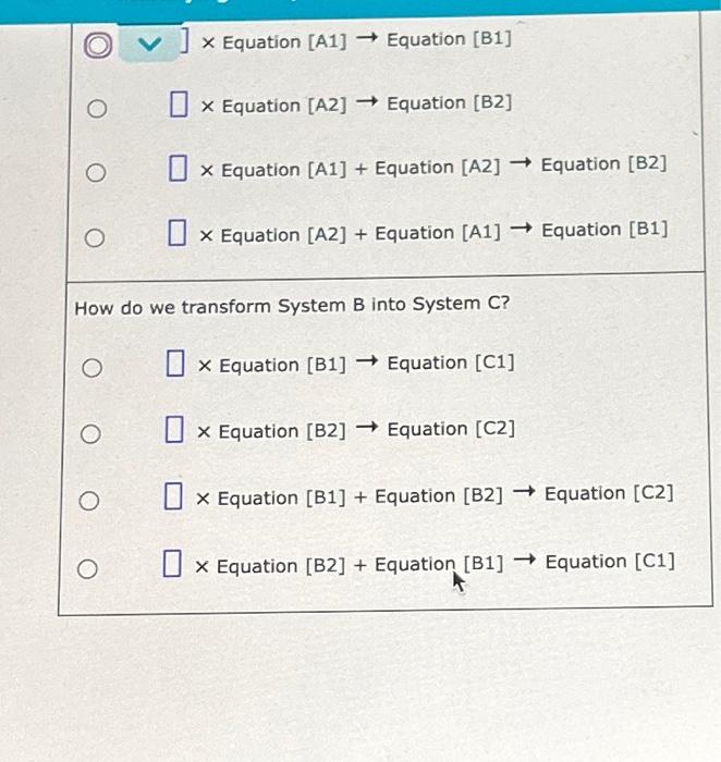 Solved Consider the following three systems of linear | Chegg.com