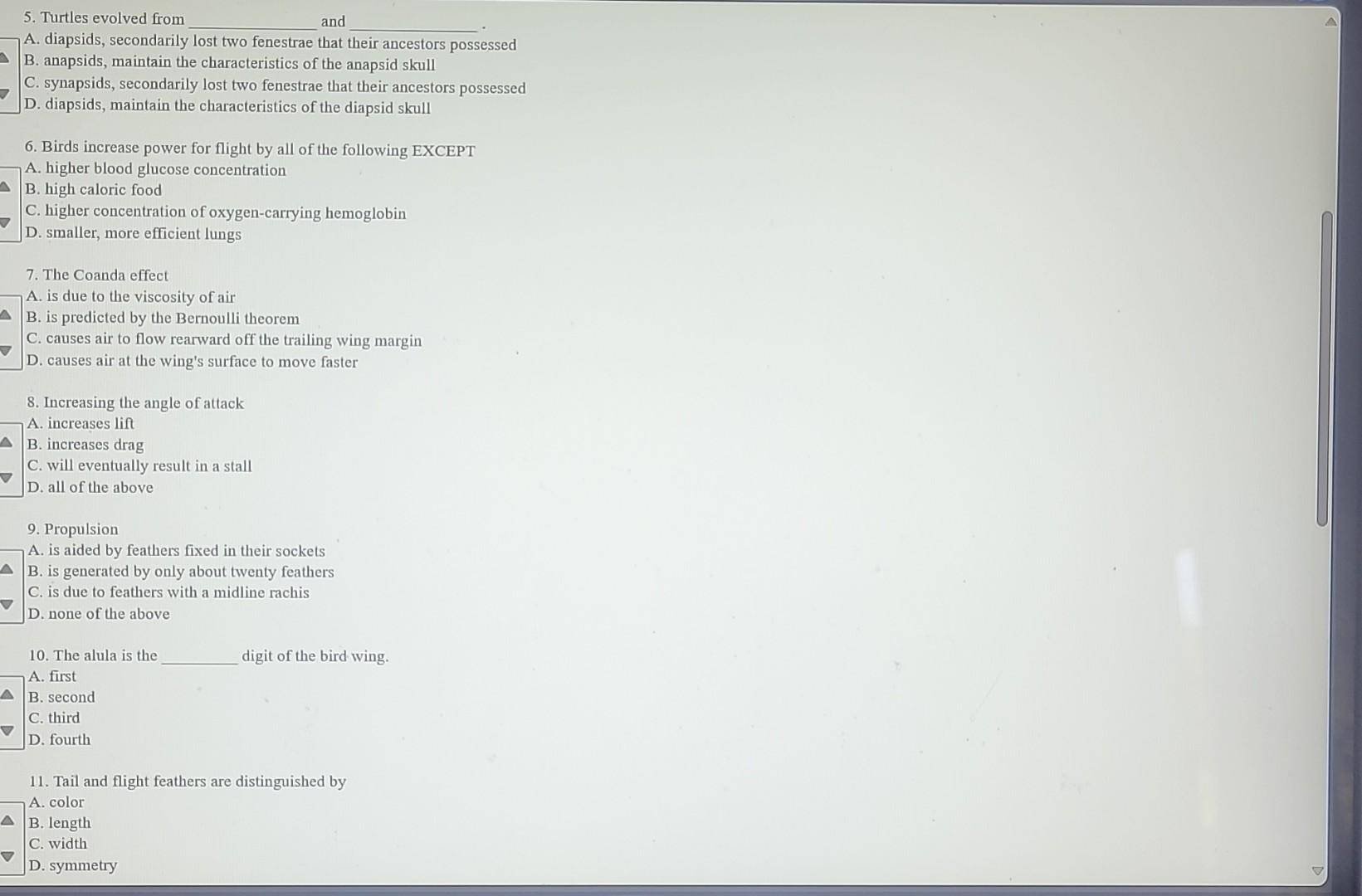Solved 5. Turtles evolved from and A. diapsids, secondarily | Chegg.com
