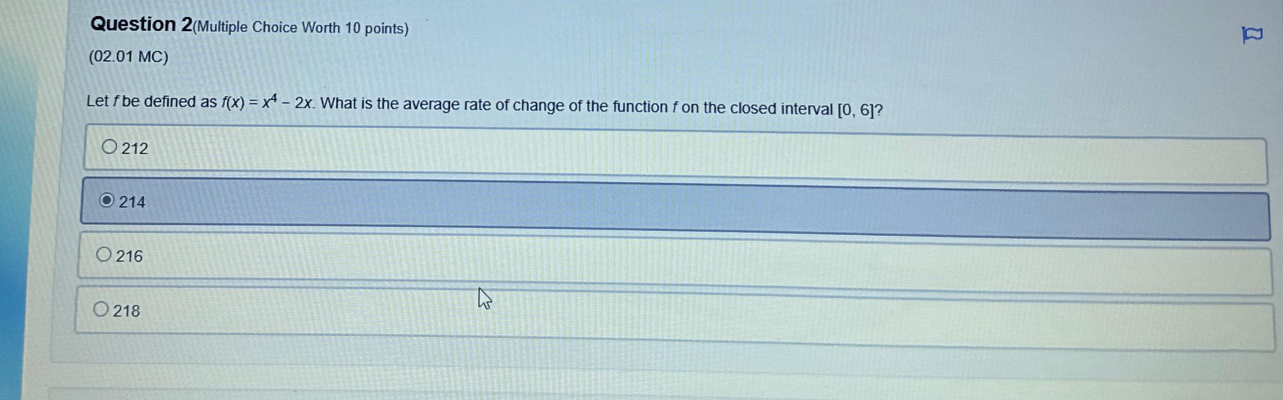 Solved Question 2(Multiple Choice Worth 10 ﻿points)(02.01 | Chegg.com