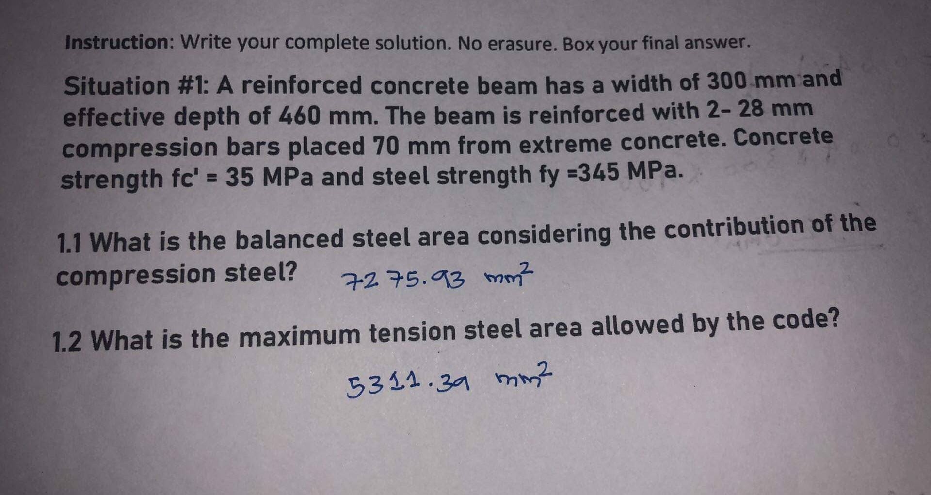 Solved Instruction: Write your complete solution. No | Chegg.com