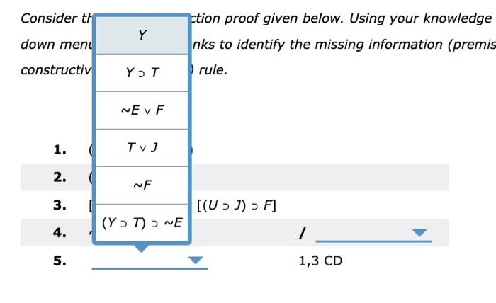 Solved Constructive dilemma states that if you have a | Chegg.com